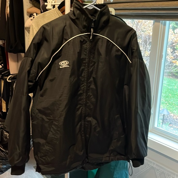 Easton | Jackets & Coats | Easton Hockey Jacket Fleece Lined Black ...
